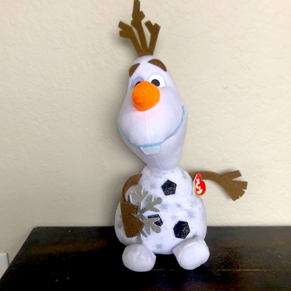 Disney | Toys | Disneys Frozen Olaf Stuffed Ty Toy | Poshmark